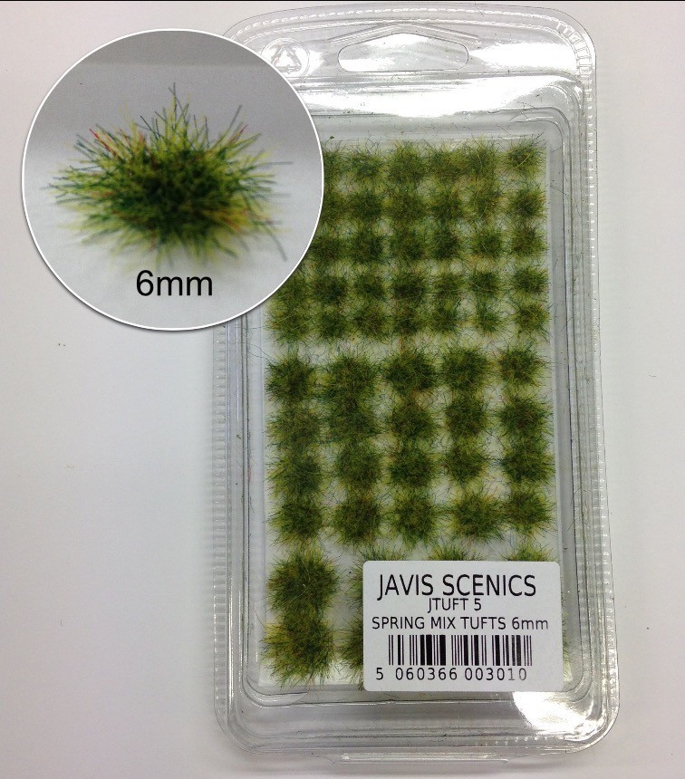 Javis Scenics JTUFT 5 - Static Grass Tufts - Spring Mix Tufts 6mm ...