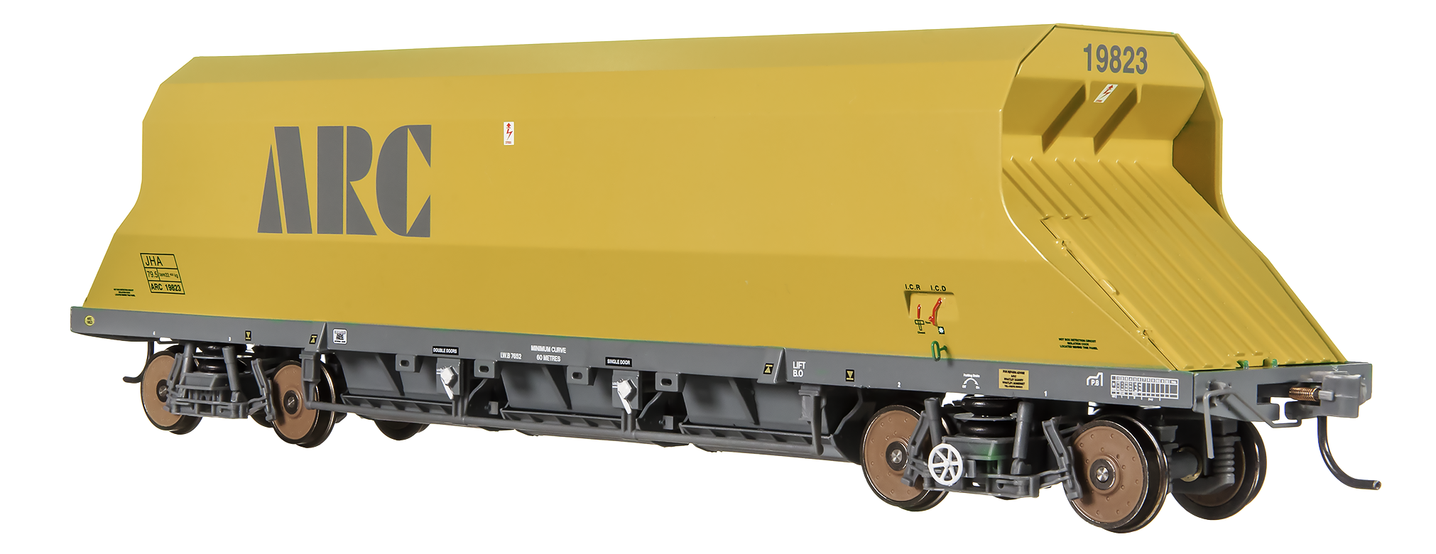 Dapol 4F-081-102 P & D JHA (middle hopper) ARC Olive & Grey 19841 - OO ...